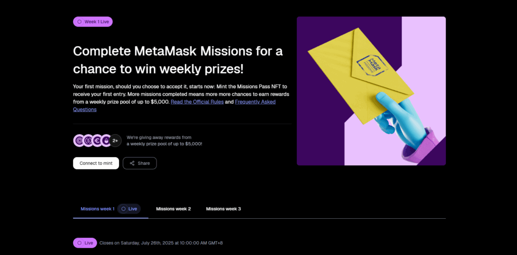 MetaMask’s NFT Rewards Program “Missions” Explained - Ju.com