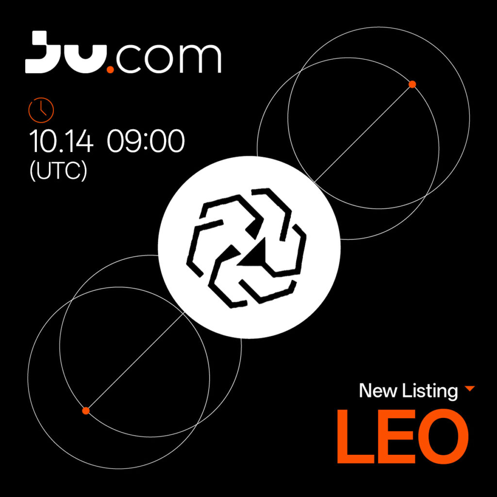 Ju.com Lists UNUS SED LEO: LEO Token Trading Oct 14, 2025